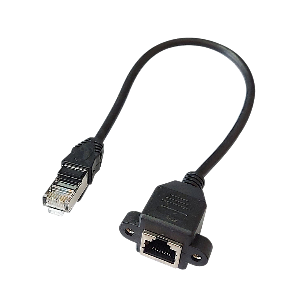 Cabo Extensor De porta Lan Rede Rj45 Macho-femea 0,30 Cm | Shopee Brasil