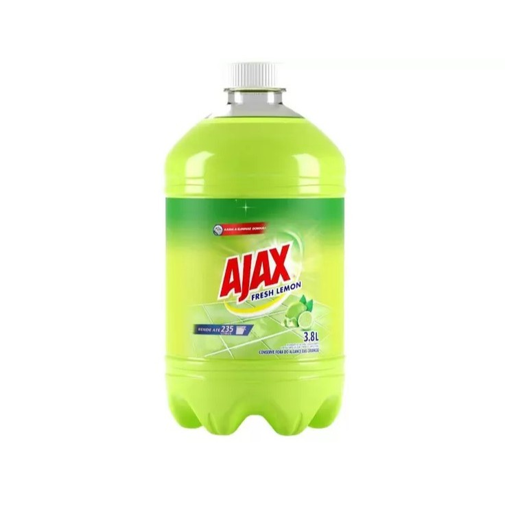 Limpador Multiuso Ajax Fresh Lemon 3,8L | Shopee Brasil