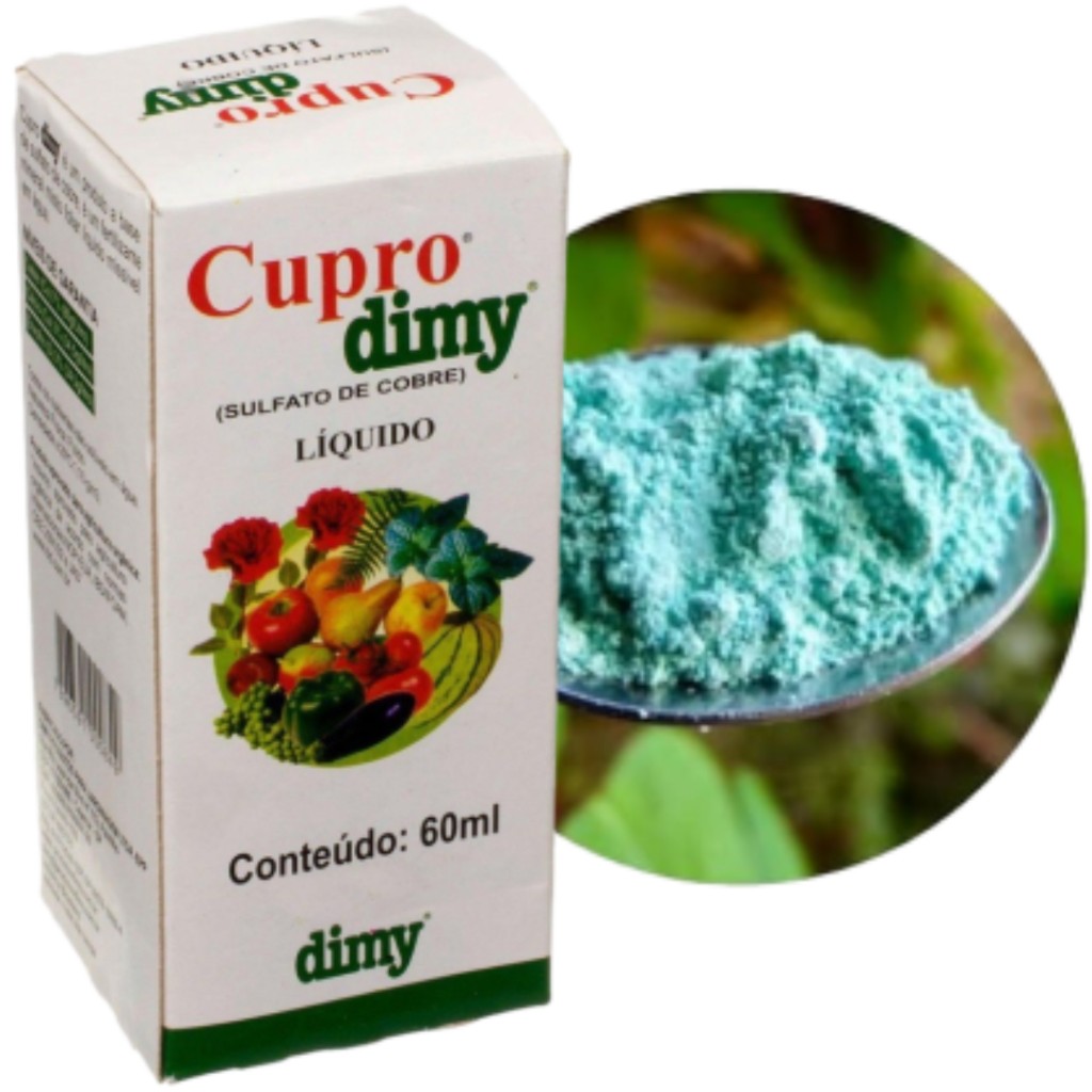 Sulfato de Cobre Calda Bordaleza Líquido Cupro Dimy 60Ml | Shopee Brasil