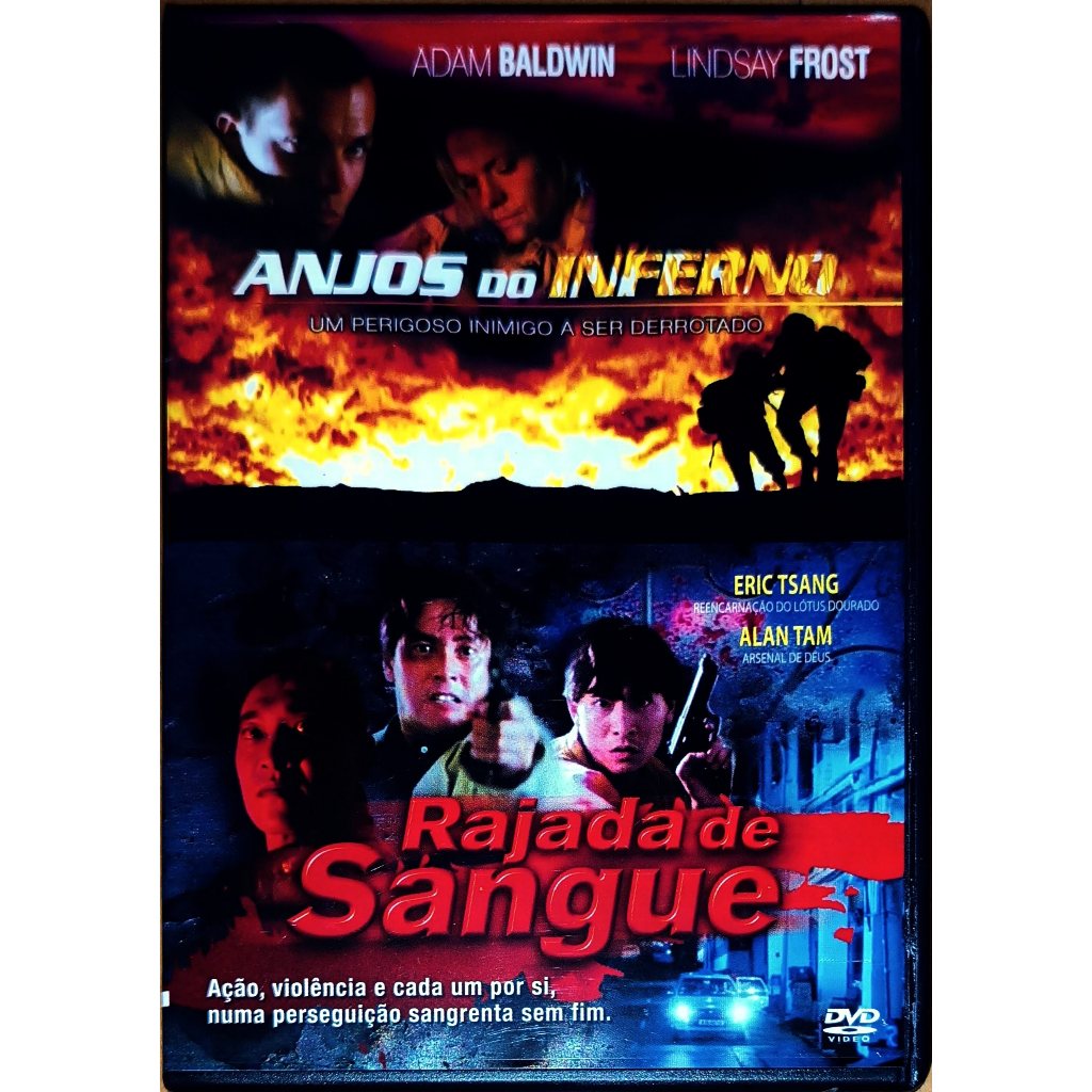DVD 2 Filmes: Anjos do Inferno + Rajada de Sangue | Shopee Brasil