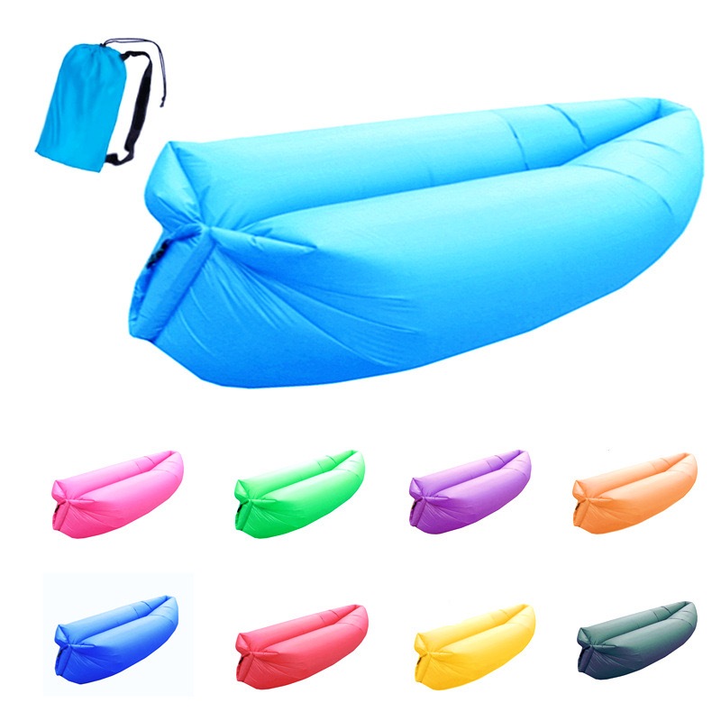 Sofa Inflavel Preguicoso Camping Praia Saco De Dormir Cama Portatil de ...