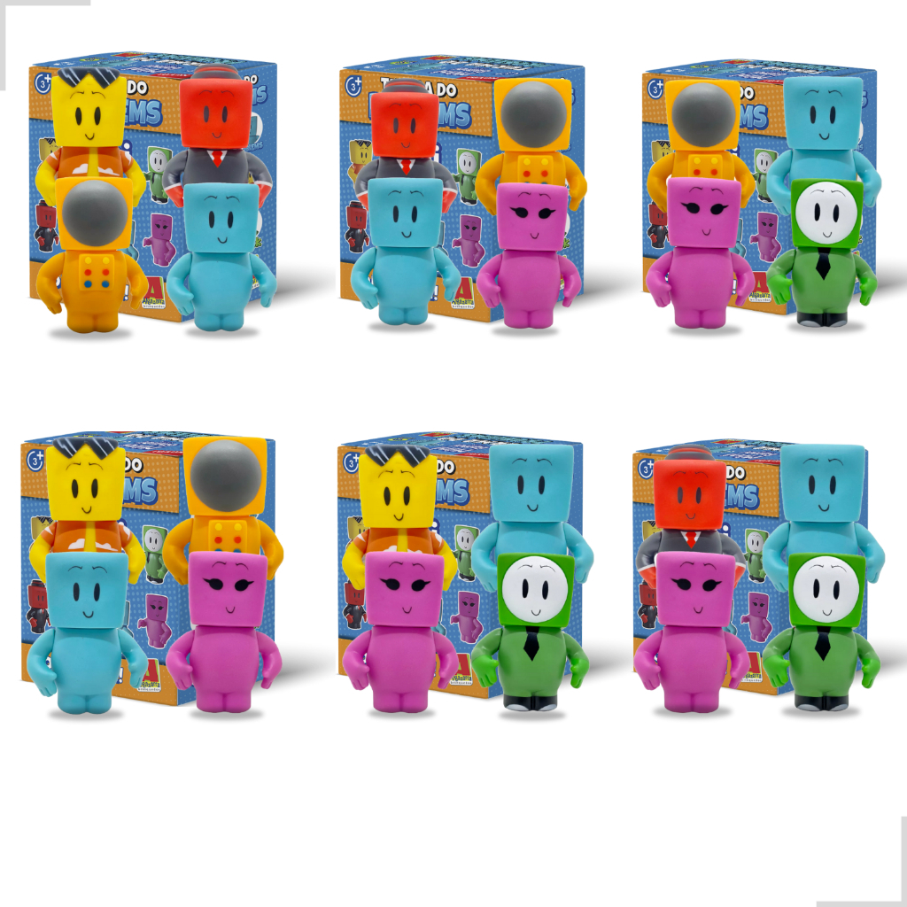 Kit Boneco Minecraft Melzinha Problems Zoom Mel Kadu Stick Mini12cm ...