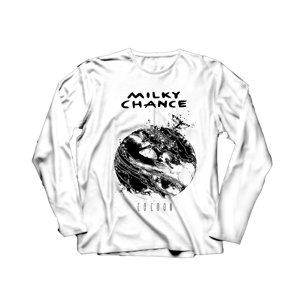 Camiseta Manga Longa Masculina Milky Chance Cocoon | Shopee Brasil