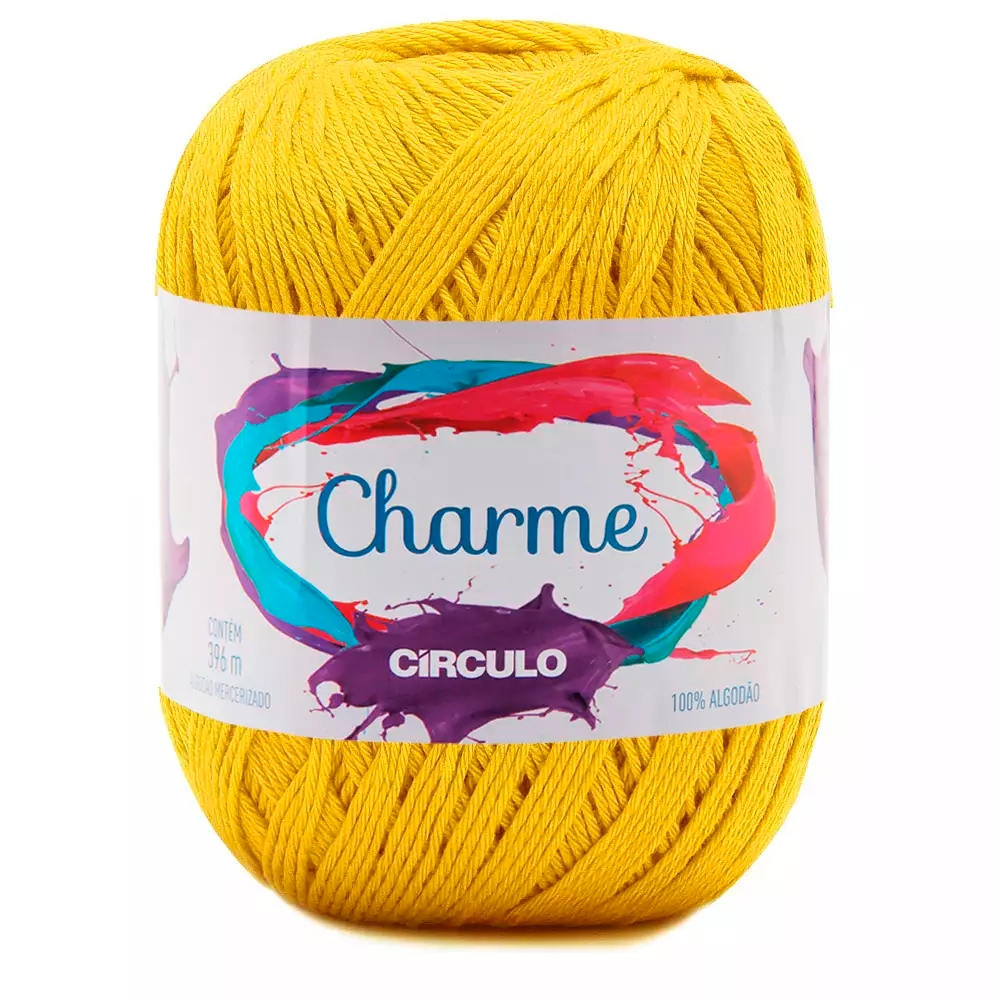Linha de Crochê Charme 396 Metros - Círculo | Shopee Brasil