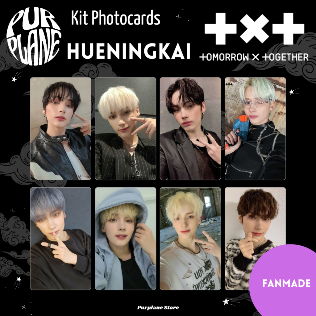 Photocards Hueningkai Selca TXT Tomorrow By Together Kpop Fanmade ...