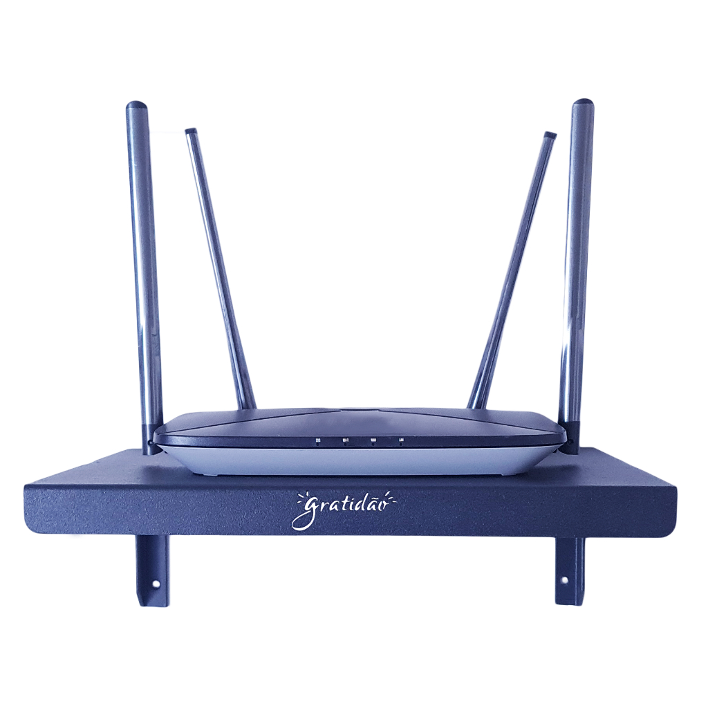 Prateleira Decorativa Porta Modem Chapa Resistente | Shopee Brasil