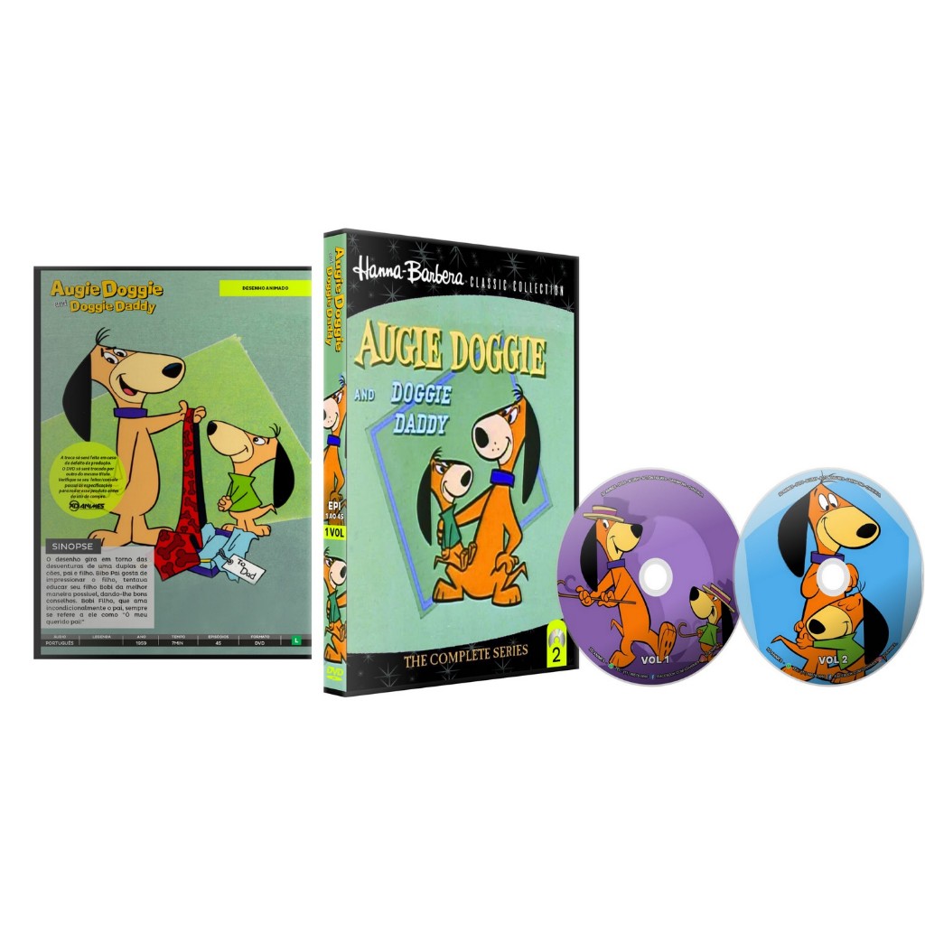 Dvd Bibo Pai E Bobi Filho Completo Dublado Hanna Barbera | Shopee Brasil