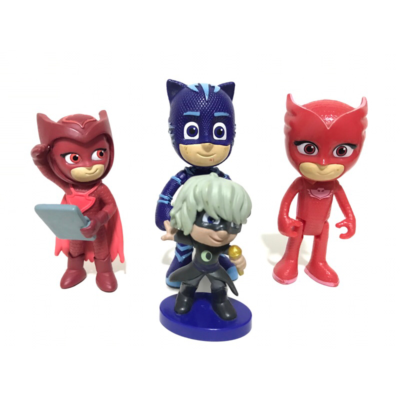 Miniaturas Bonecos Pj Masks Kit 4 Unidades - Frog Box | Shopee Brasil