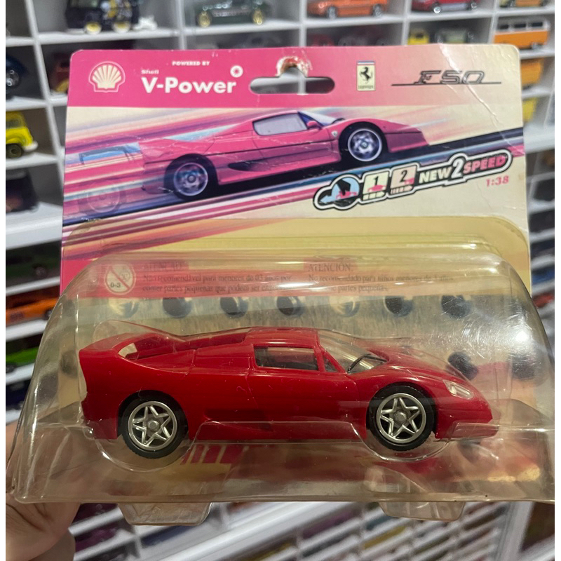 Miniatura Hot Wheels 100% Posto Shell 1/38 Ferrari F50 | Shopee Brasil