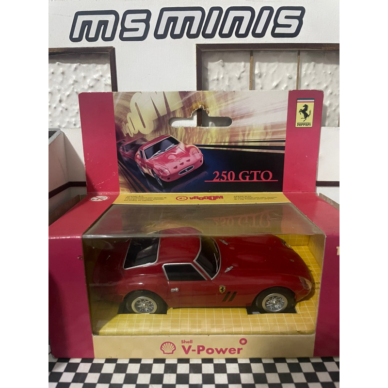 Miniatura Posto Shell - Ferrari 250 GTO 1/38 - Escorrega o Preço