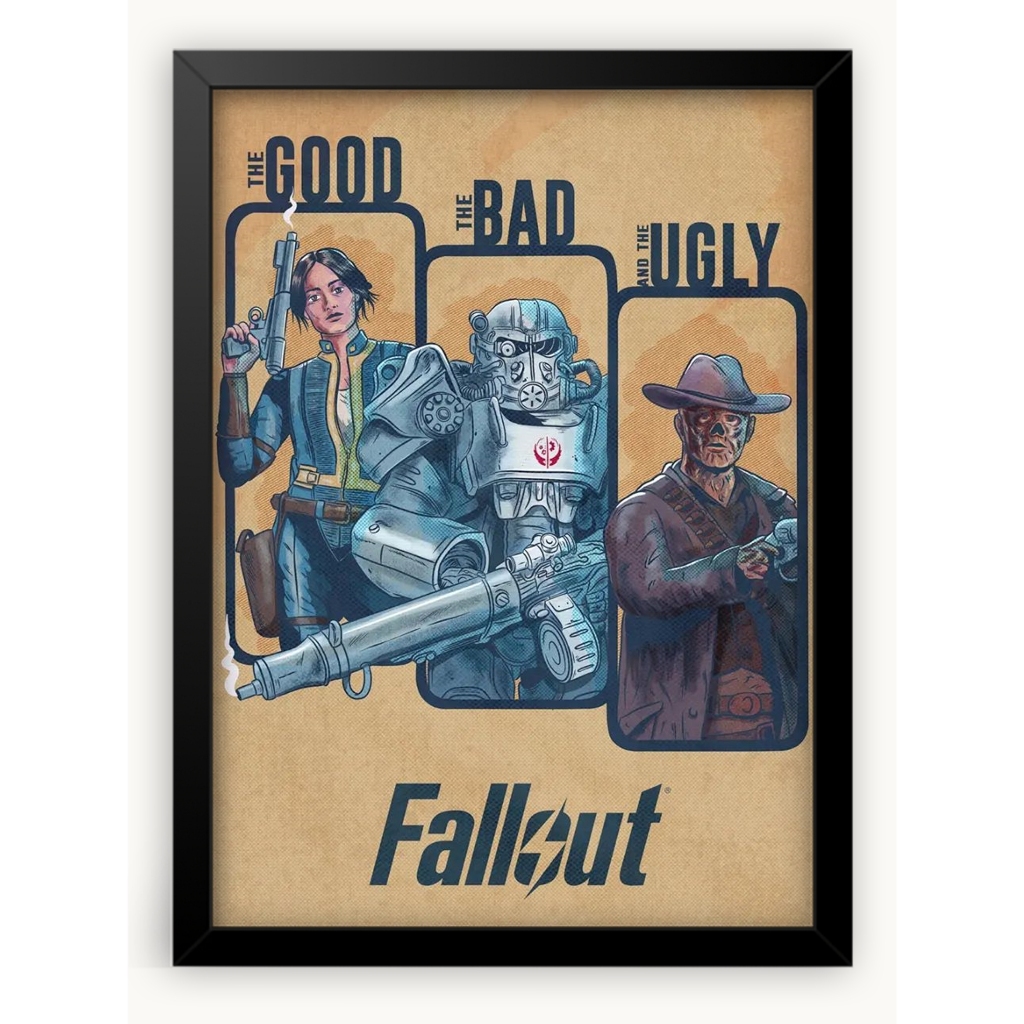 Quadro Decorativo Arte Poster Fallout A3 30x42cm | Shopee Brasil