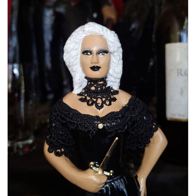 Imagem De Pomba Gira Tata Mulambo Maria Quitéria Cacurucaia Em Gesso 30cm Shopee Brasil