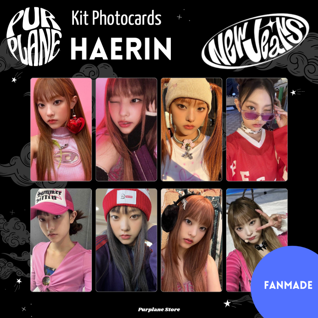 Photocards Haerin NewJeans Kpop Fanmade | Shopee Brasil