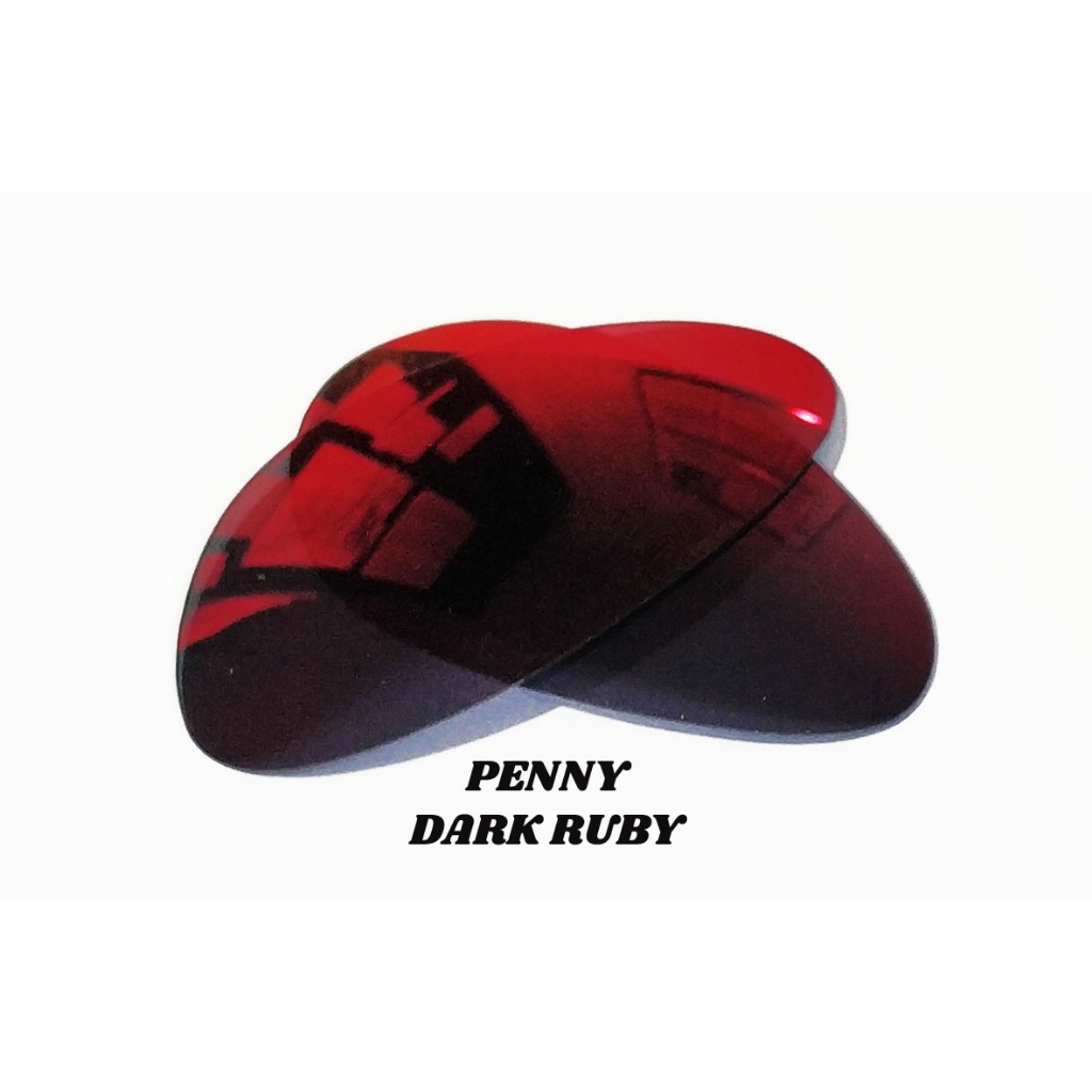 Lente Vermelha Dark Ruby Penny Custon Espelhada Polarizada com Proteção ...