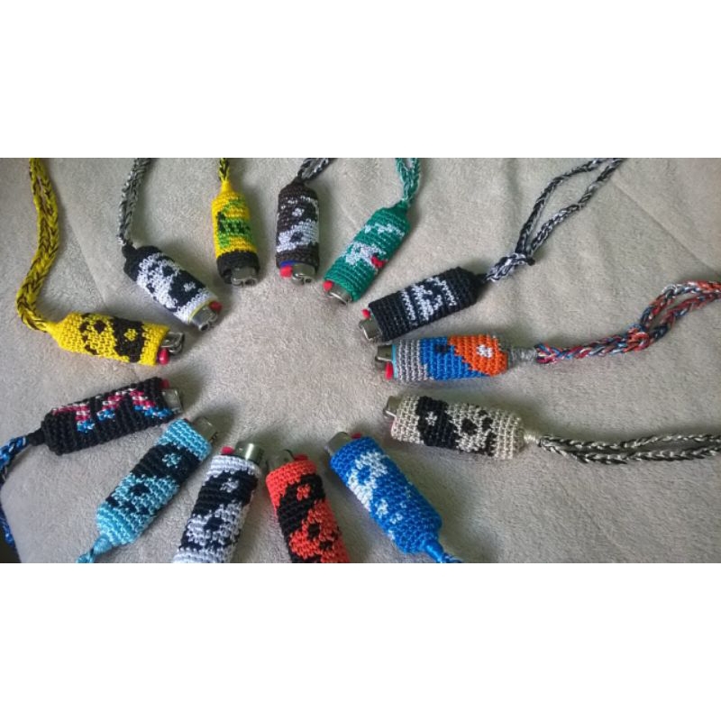Porta Bic em Croche leia a descrição | Shopee Brasil