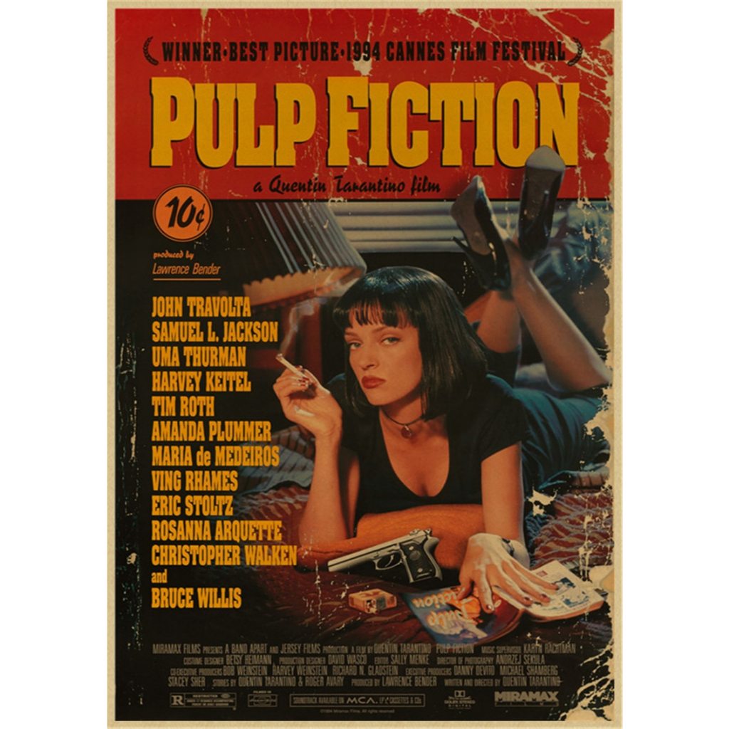 Poster Pulp Fiction - Filme - Pulp Fiction | Shopee Brasil