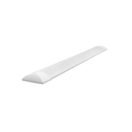 Luminária Slim Led Linear Sobrepor 60cm 6000k a 6500k Luz Branca Branca | Shopee Brasil