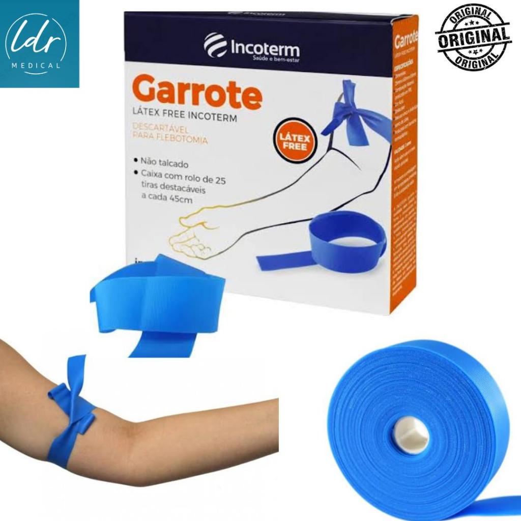 Garrote Caixa C/ 25 Tiras De 45cm Cada - Livre De Latex Incortem ...