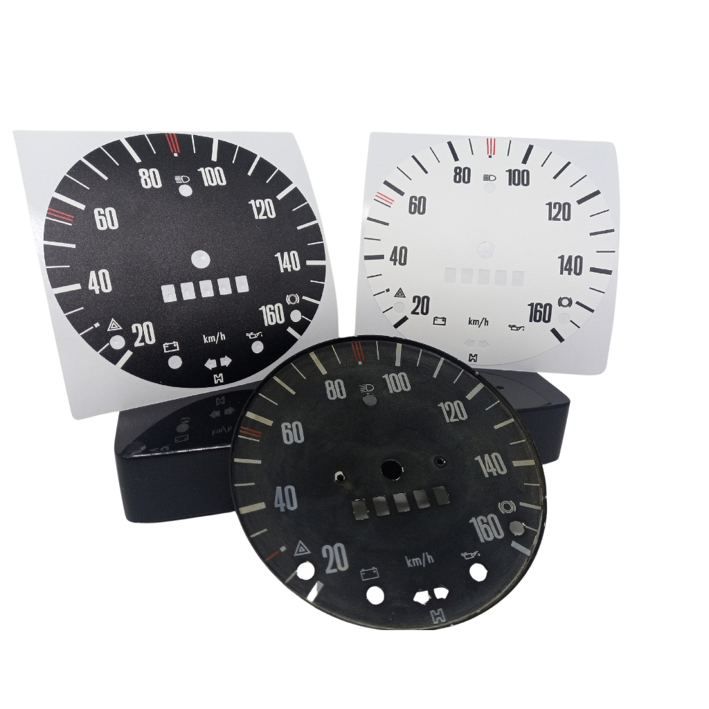 ADESIVO VINIL P/ RESTAURAÇÃO VELOCÍMETRO BRASILIA 77 A 79 / MODELO ...