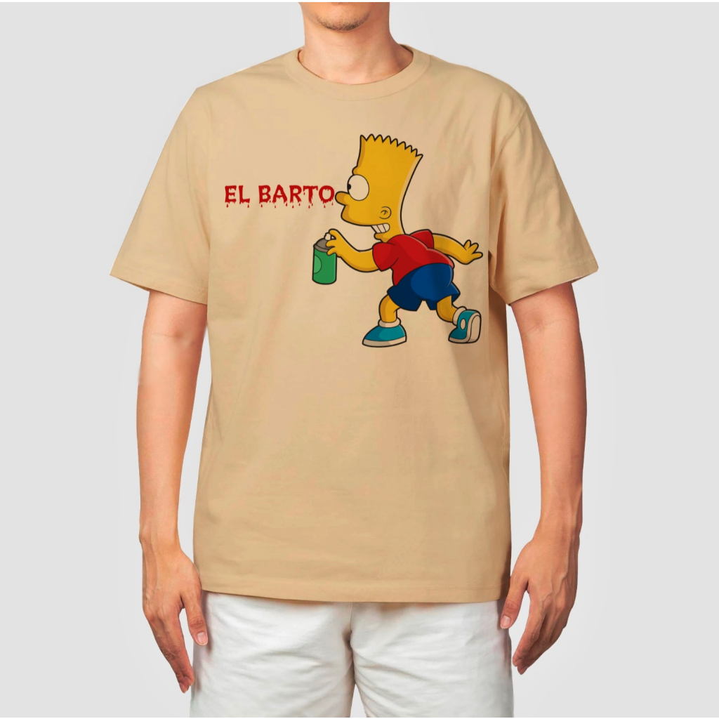 Camiseta Camisa Simpsons Bart Batman El Barto Anime Desenho | Shopee Brasil