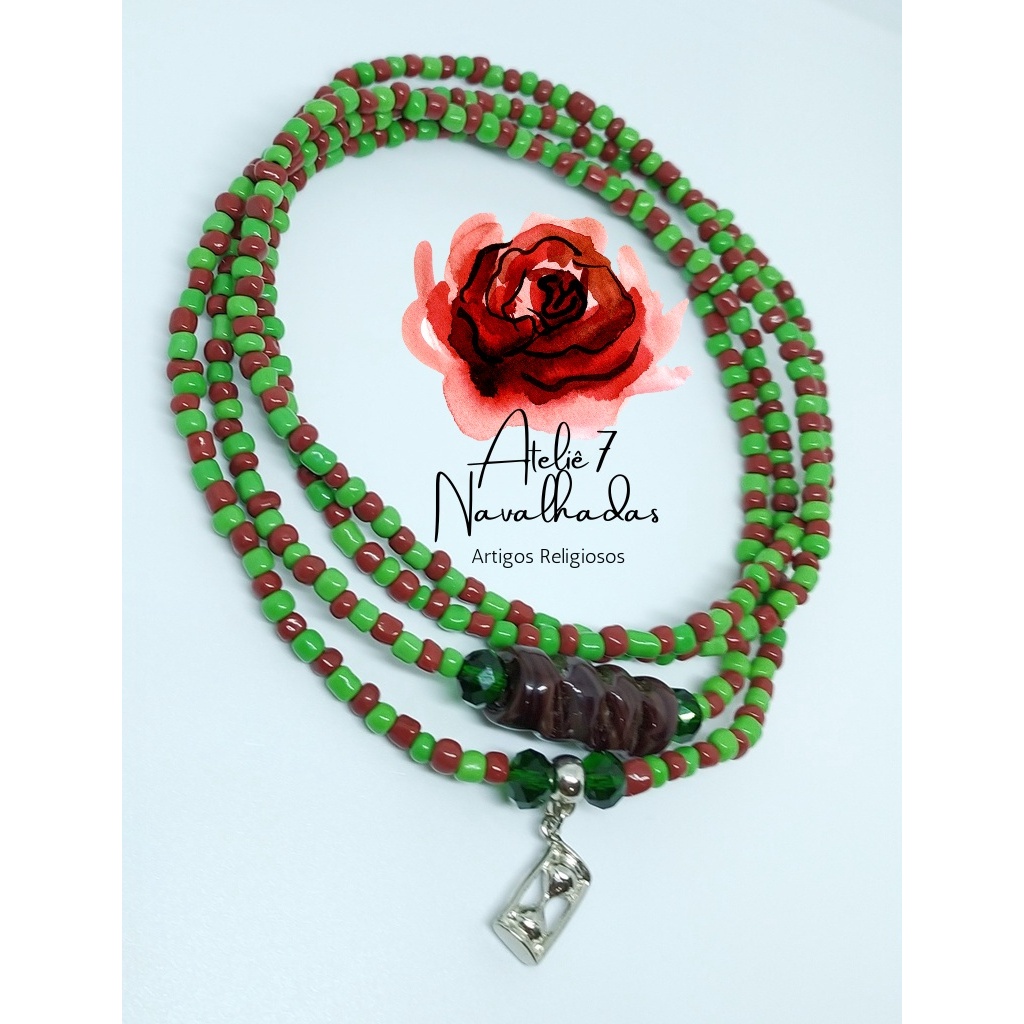 Fio de Conta / Guia Iroko Tempo - Umbanda - Candomblé | Shopee Brasil