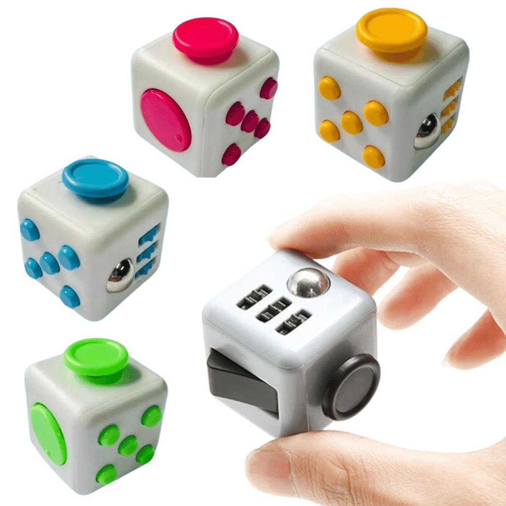Fidget Cubo Ansiedade 6 Lados Cube Antiestresse Dedo Apertar Tikok Top ...