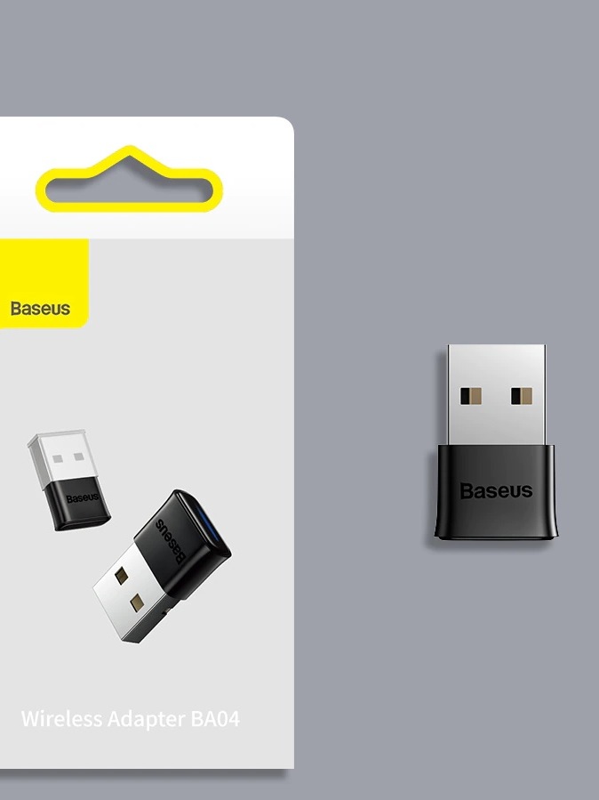 Baseus Usb Adaptador Bluetooth Ba04 Transmissor Receptor 5.0 | Shopee Brasil