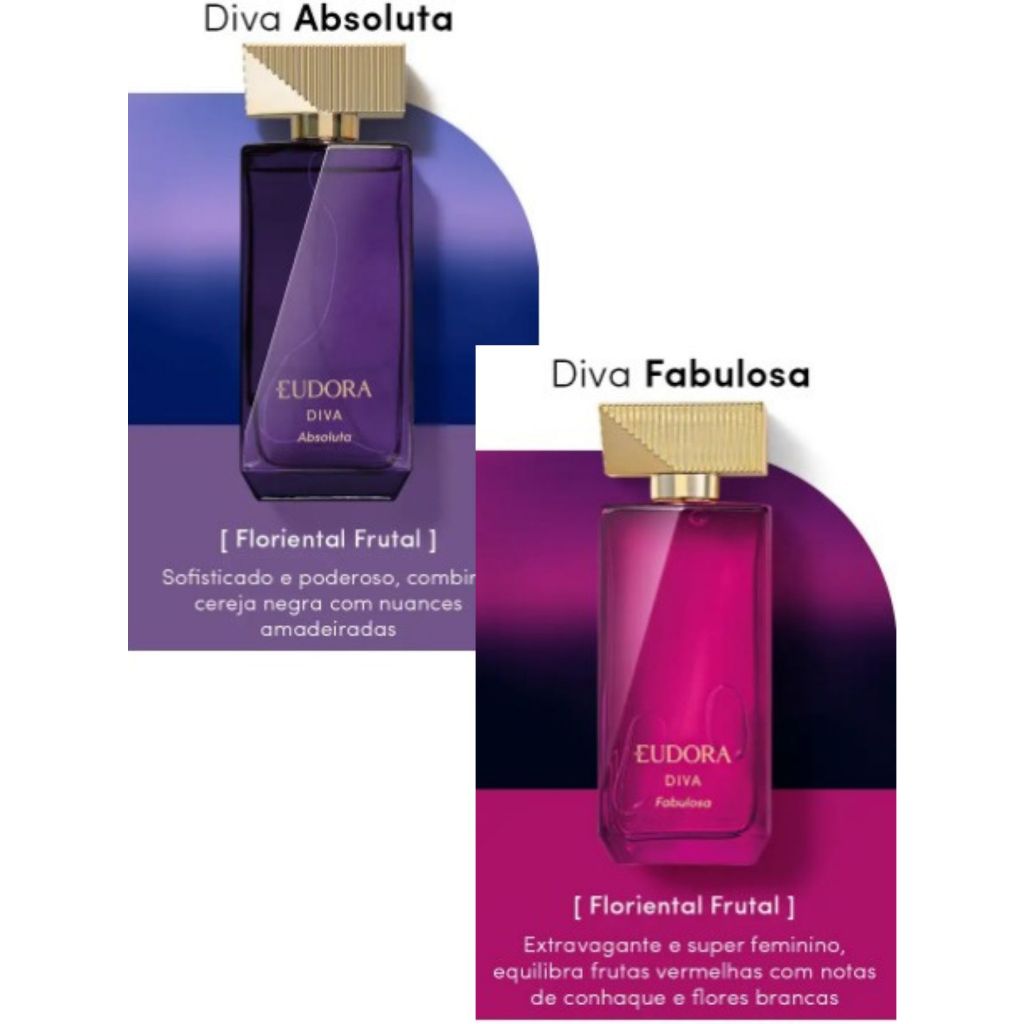 KIT DIVA FABULOSA + DIVA ABSOLUTA | Shopee Brasil
