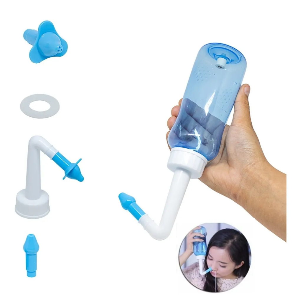 Higienizador Nasal Ducha Nasal Lavador de Nariz Alívio Congestão Nasal ...