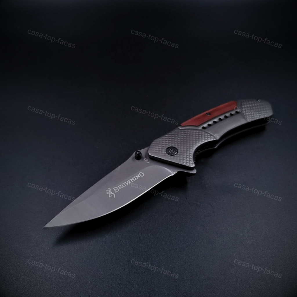 Canivete Semi Automatico Estilo F81 Cinza | Shopee Brasil
