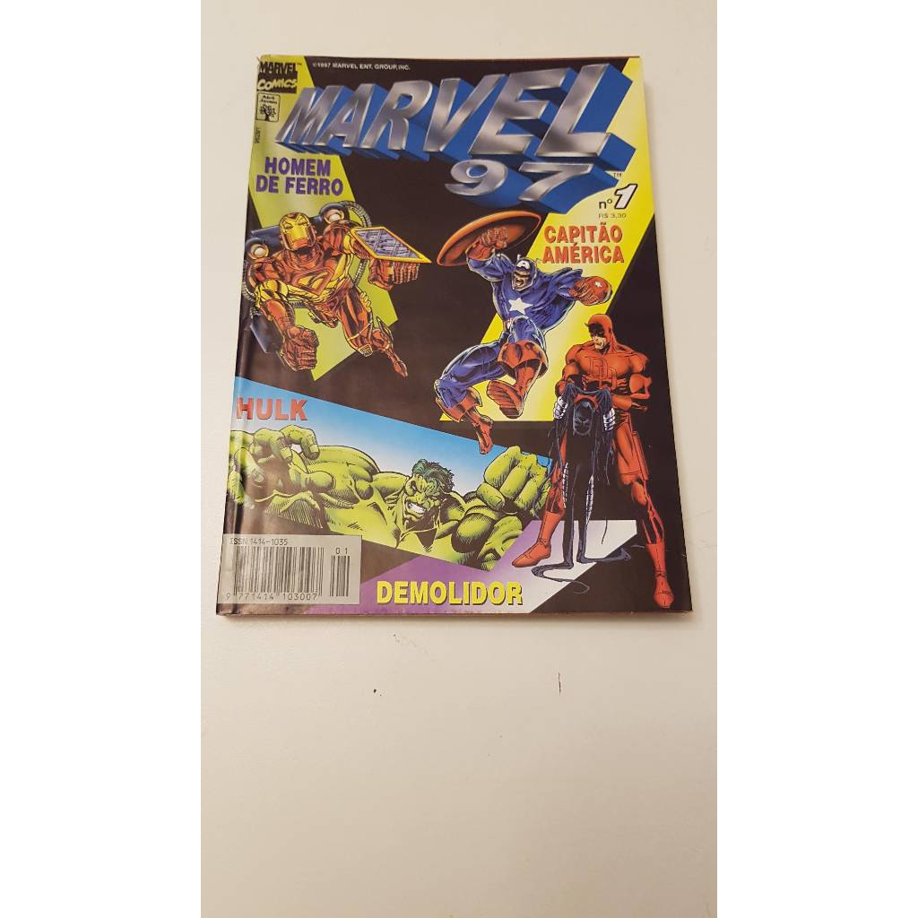 Marvel 97 - Coleção do nº 1 ao 10 - Ed. Abril | Shopee Brasil