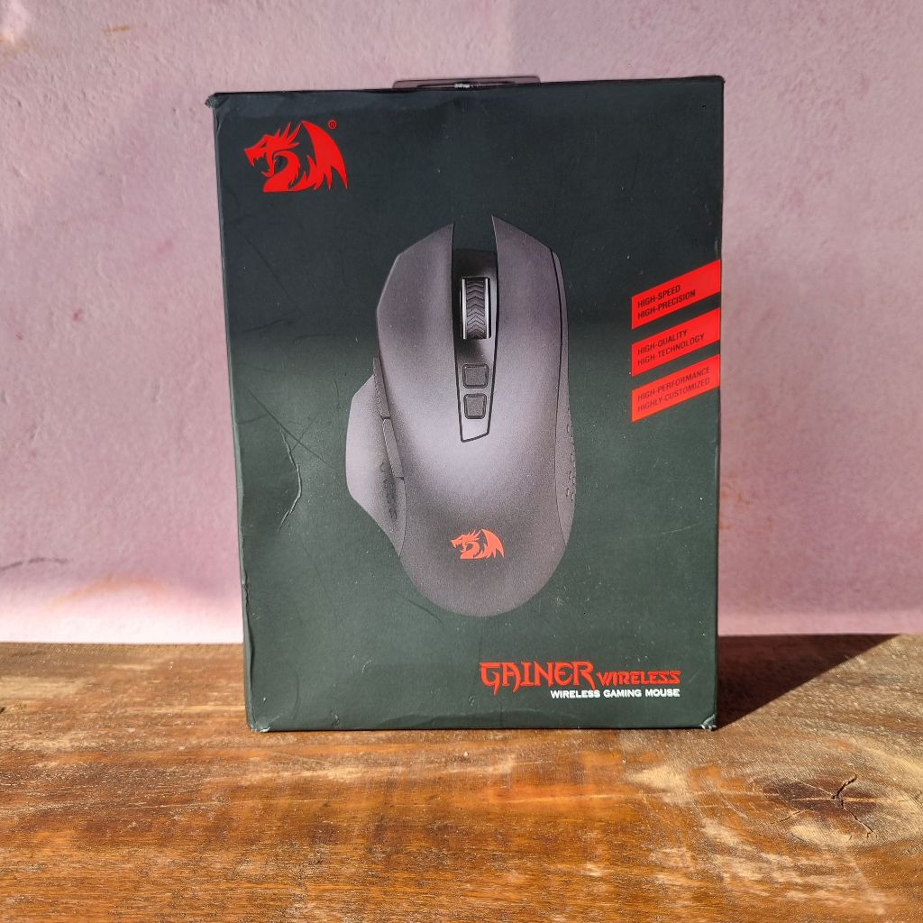 Mouse Gamer Redragon Gainer Wireless M656 - 4000dpi SEM FIO A PILHA ...