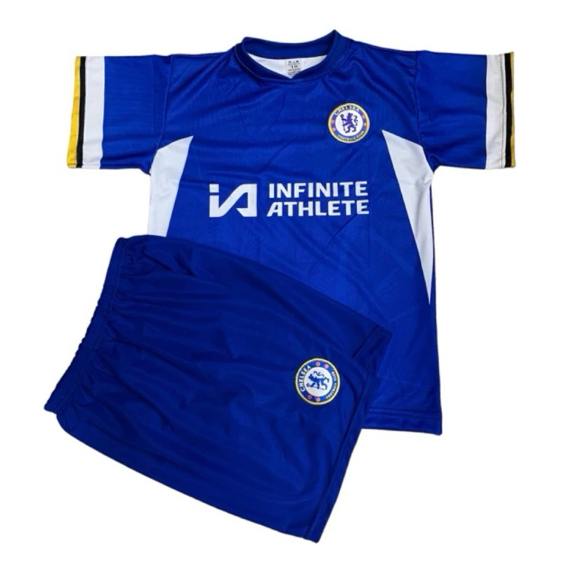 Conjunto Infantil do Time do Chelsea Azul 2024/25 Promoção Imperdível ...