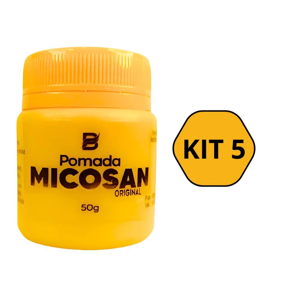 kIT 5 PomadaS Micosan Original Clareador: Ideal para Clarear Virilha e ...