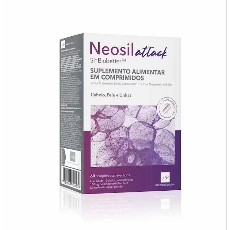 neosil attack suplemento em 60 comprimidos original | Shopee Brasil