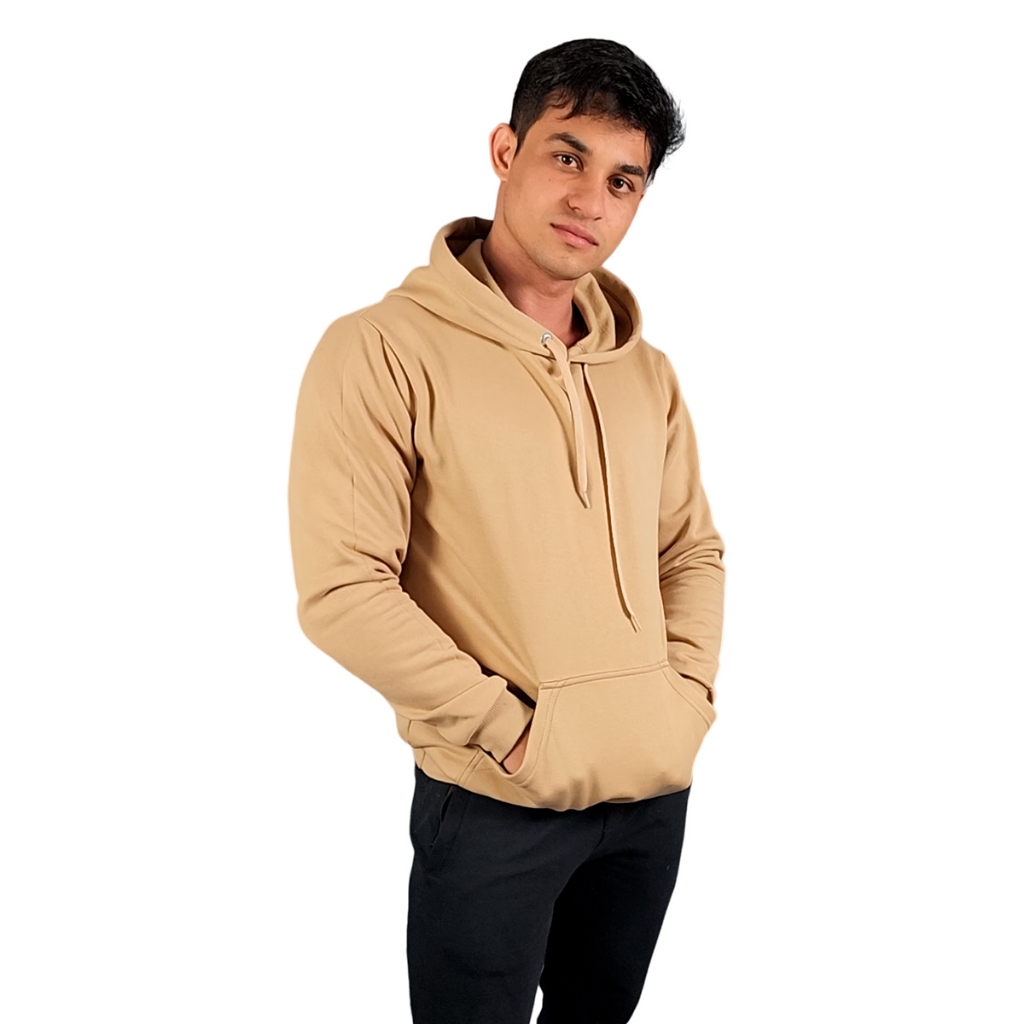 Moletom Bege Fechado Masculino e Feminino - Unisex 60% Algodão Envio ...