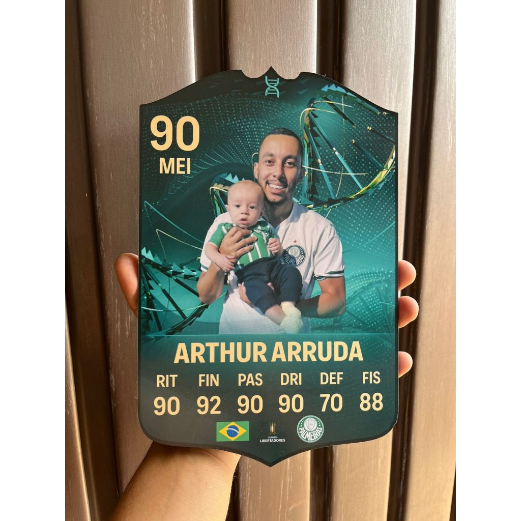PLACA DECORATIVA EAFC24 FIFA 24 PLACA PERSONALIZADA (FAÇO TODOS MODELOS ...
