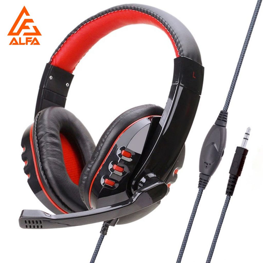 Fone de ouvido Gamer Com Microfone Para Pc Computador Notebook Headset P2 A302 | Shopee Brasil