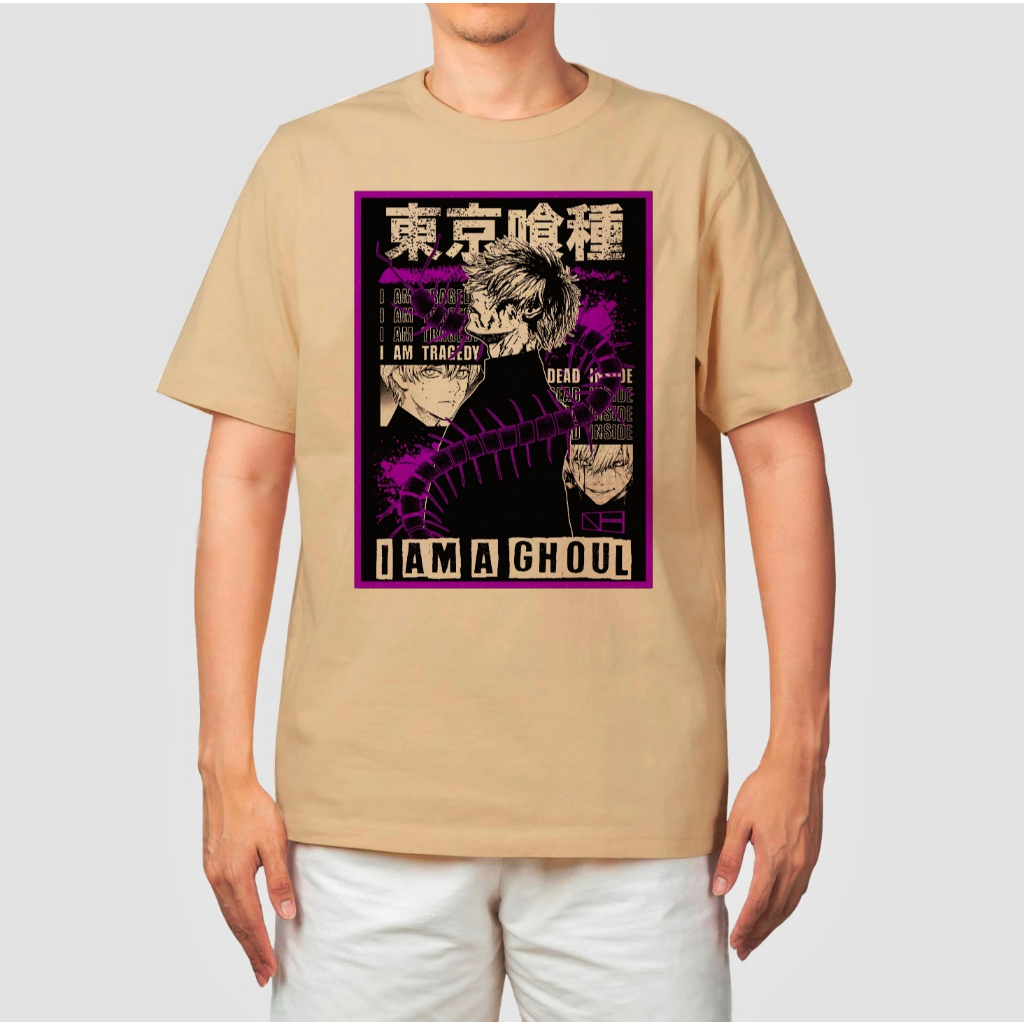 Camiseta Camisa Tokyo Ghoul Kaneki Touka Anteiku Anime | Shopee Brasil