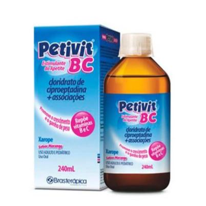 Petivit BC Morango Estimulante de Apetite Xarope 240ml | Shopee Brasil