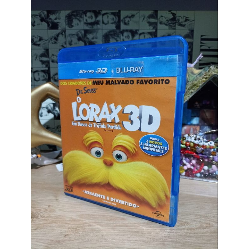 Blu-ray Lorax 3D (participação Taylor Swift) | Shopee Brasil