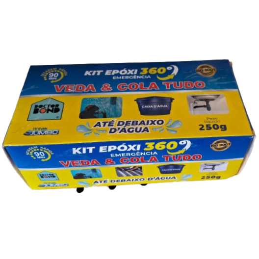 Massa Epoxi Kit SOS 250Gr Veda e Cola Tudo Doctor Bond | Shopee Brasil