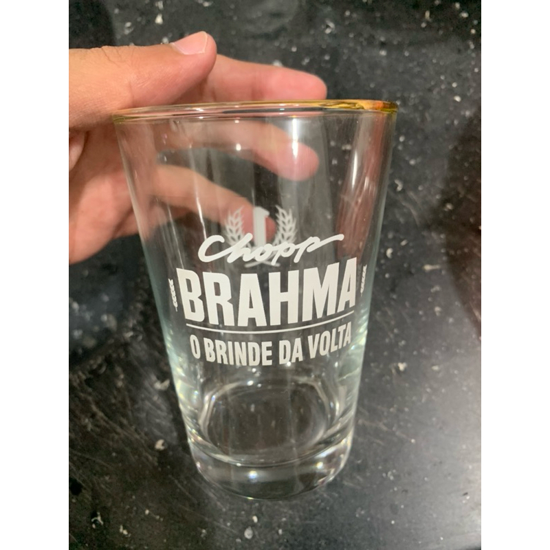 Kit 6 Copo Chopp Brahma 350ml Caldereta | Shopee Brasil