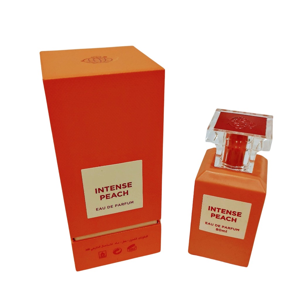 Perfume Fragrance World Intense Peach Eau De Parfum 80ml | Shopee Brasil