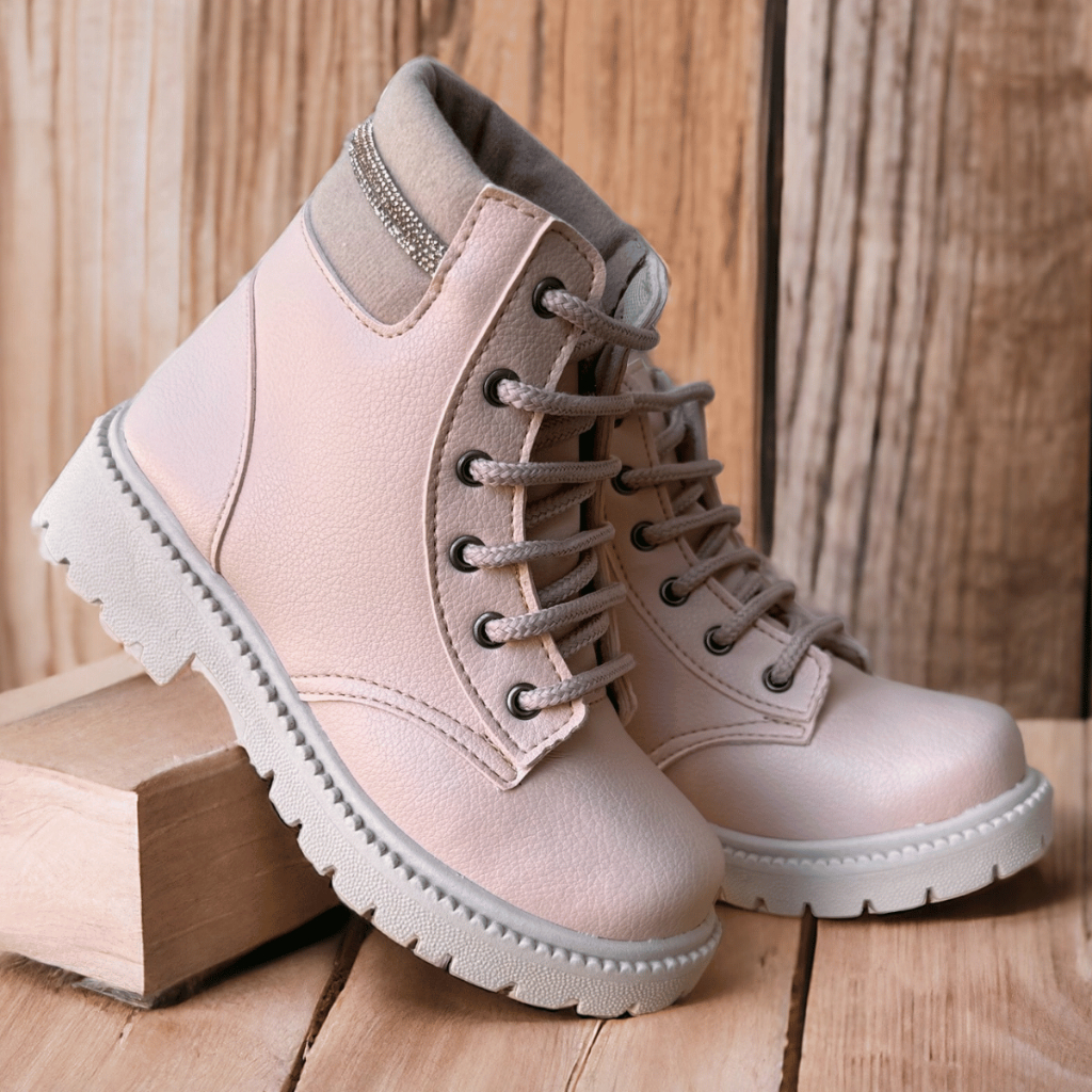 Bota Coturno Menina Infantil Botinha Feminina Juvenil | Shopee Brasil