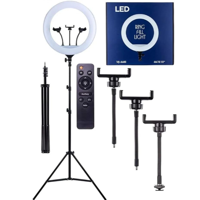 Iluminador Ring Light 14 Polegadas 36 cm Profissional + Tripe 2m e 1 Suporte De Celular - Ring ...
