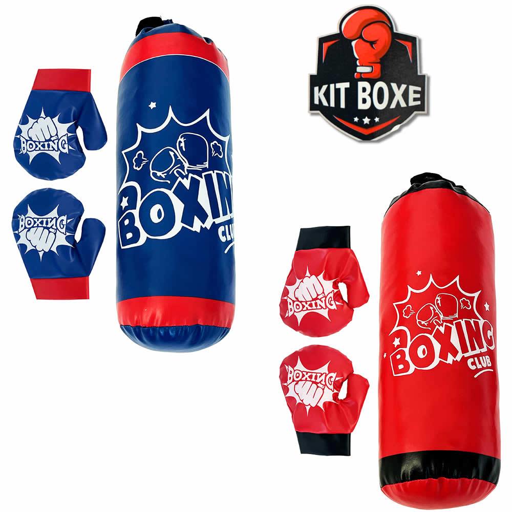 Kit Boxe Infantil Saco de Pancada com Par de Luvas Completo | Shopee Brasil