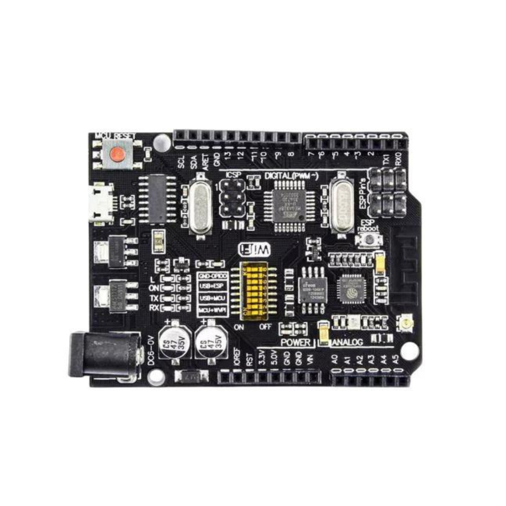 Placa Uno Wifi Atmega328 + Esp8266 Ch340 - Sem Cabo [ código 1058 ] | Shopee Brasil