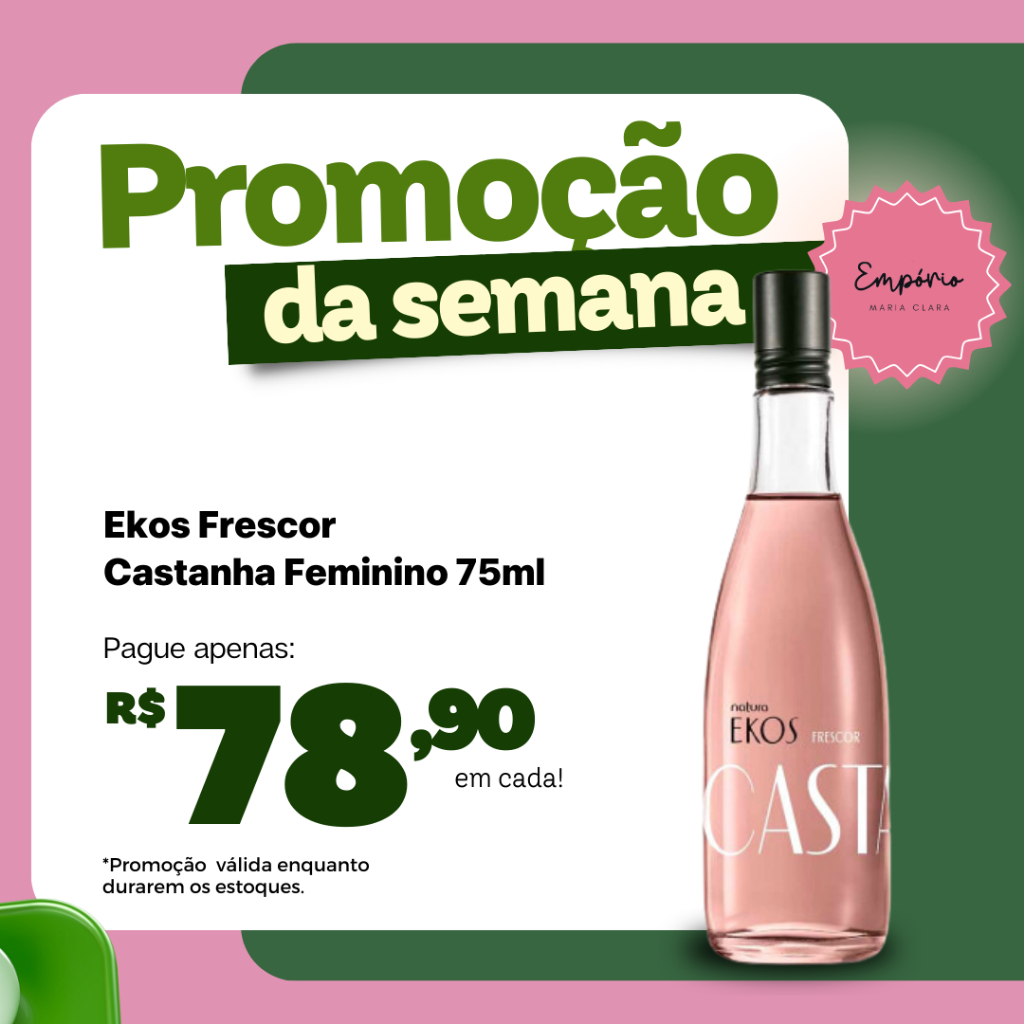Natura Linha Ekos Frescor Colônia 150ml Feminino | Fragrâncias a ...