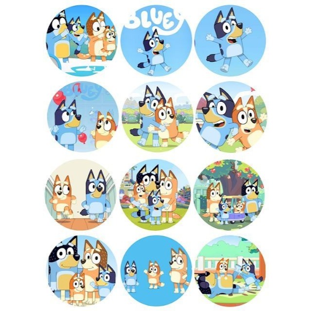50 TAG para docinhos bluey | Shopee Brasil